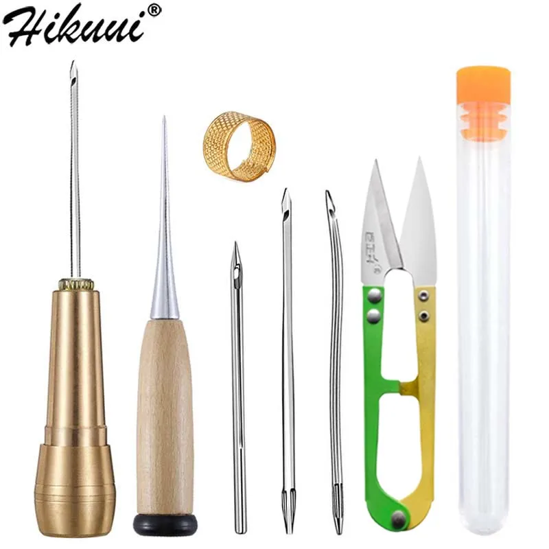 Copper Handle Sewing Awl Speedy Stitcher Shoe Binding Tool Kit For ...