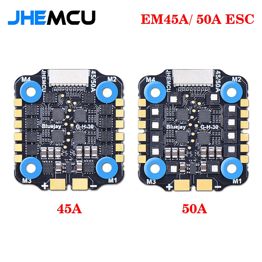 JHEMCU EM 45A/ 50A 4in1 ESC 2-6S Lipo With Blue Jay Firmware, Can Be ...