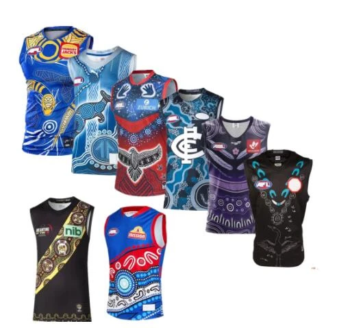 New style 2023 All team AFL jersey vests leisure sports vest singlet ...