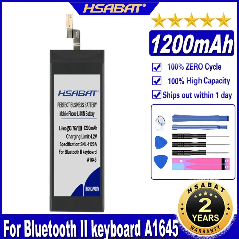 Hsabat A1645 A1644 1200mah Battery For Apple Magic Keyboard Batteries ...