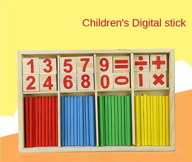 Educational Games For Kids 6-8 Wooden Numerical Rods For Kids Milageto ...