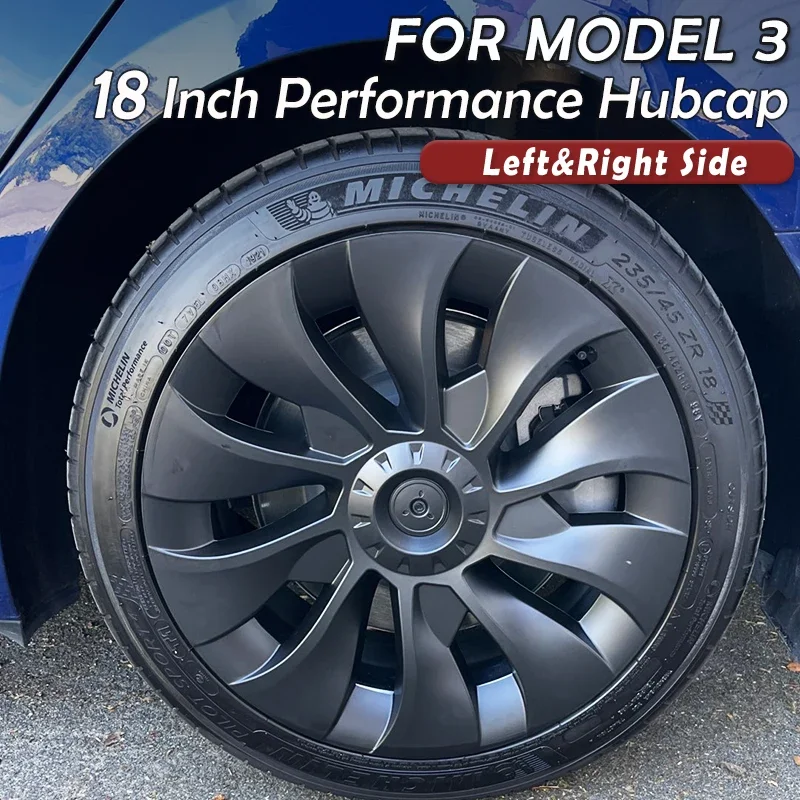 4PCS-Hub-Cap-Car-18-Inch-for-Tesla-Model-3-Performance-Replacement ...