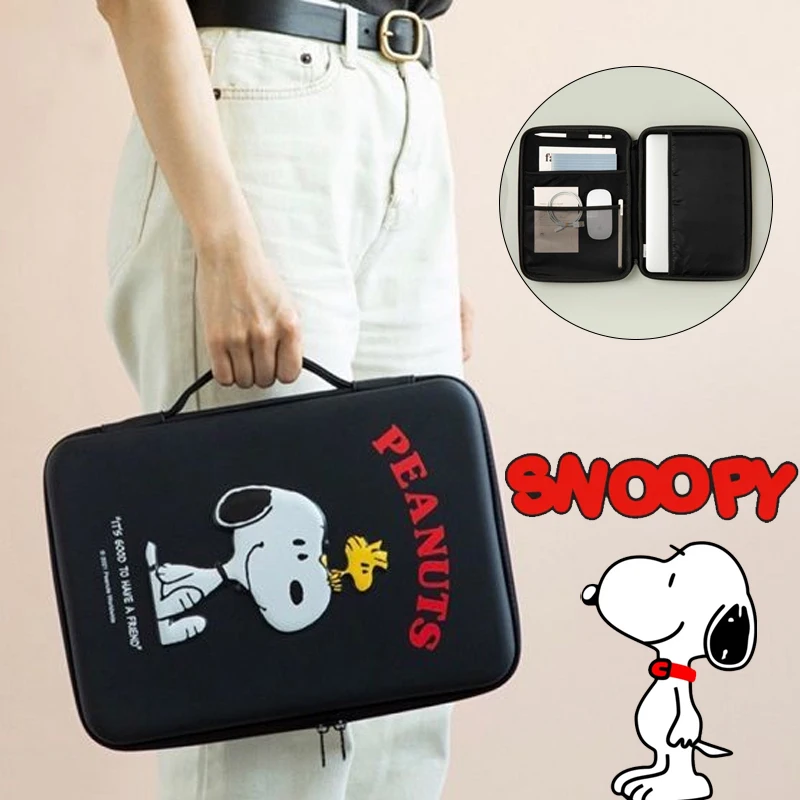 Snoopy Tablet PC Torage Case Cartoon Portable Laptop Bag for 11 Inch ...