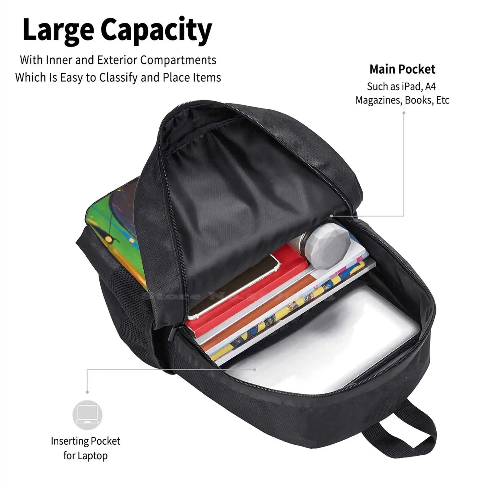 The Universal Orca Bag Backpack For Men Women Girls Teenage Orca Killer ...