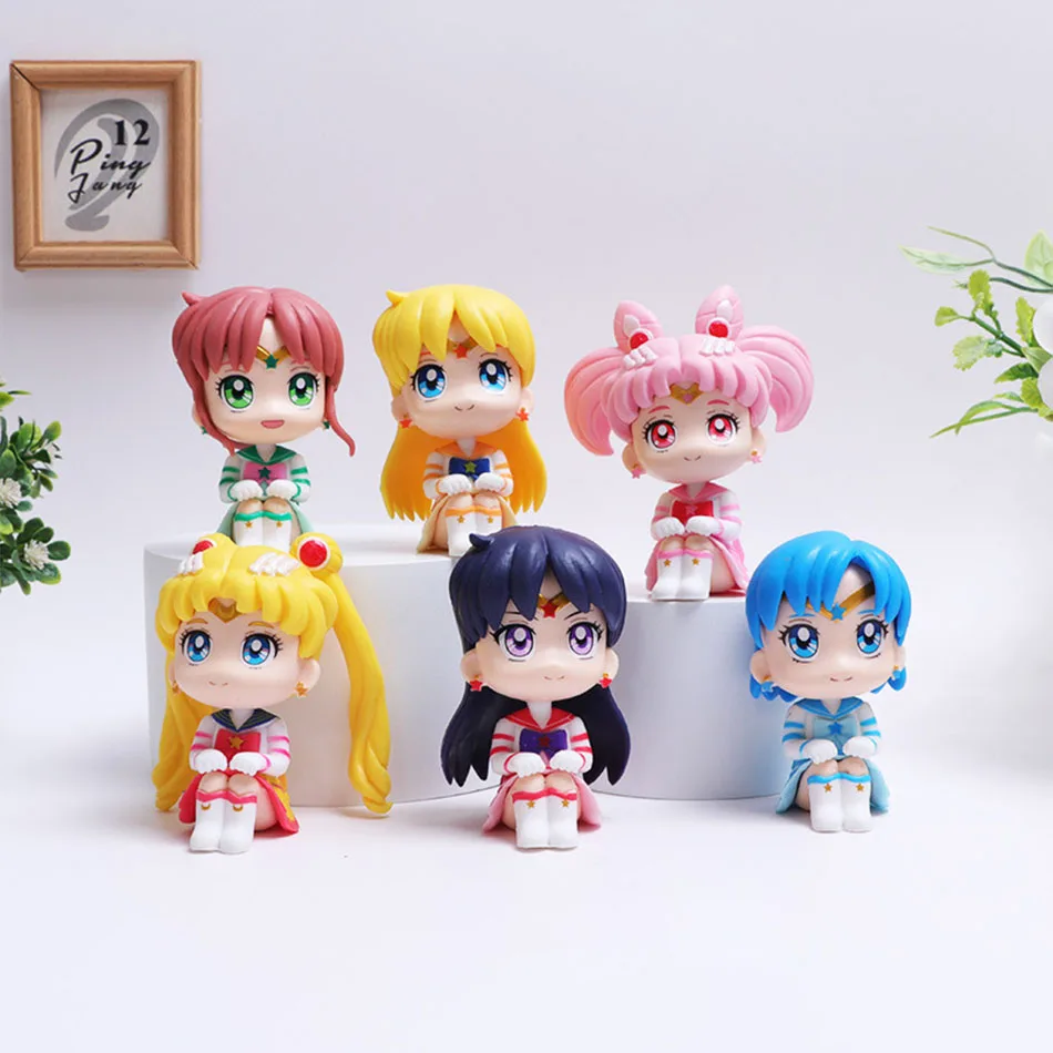 7cm-Sailor-Moon-Anime-Figure-Tsukino-Usagi-Chibiusa-Kino-Makoto-Action ...