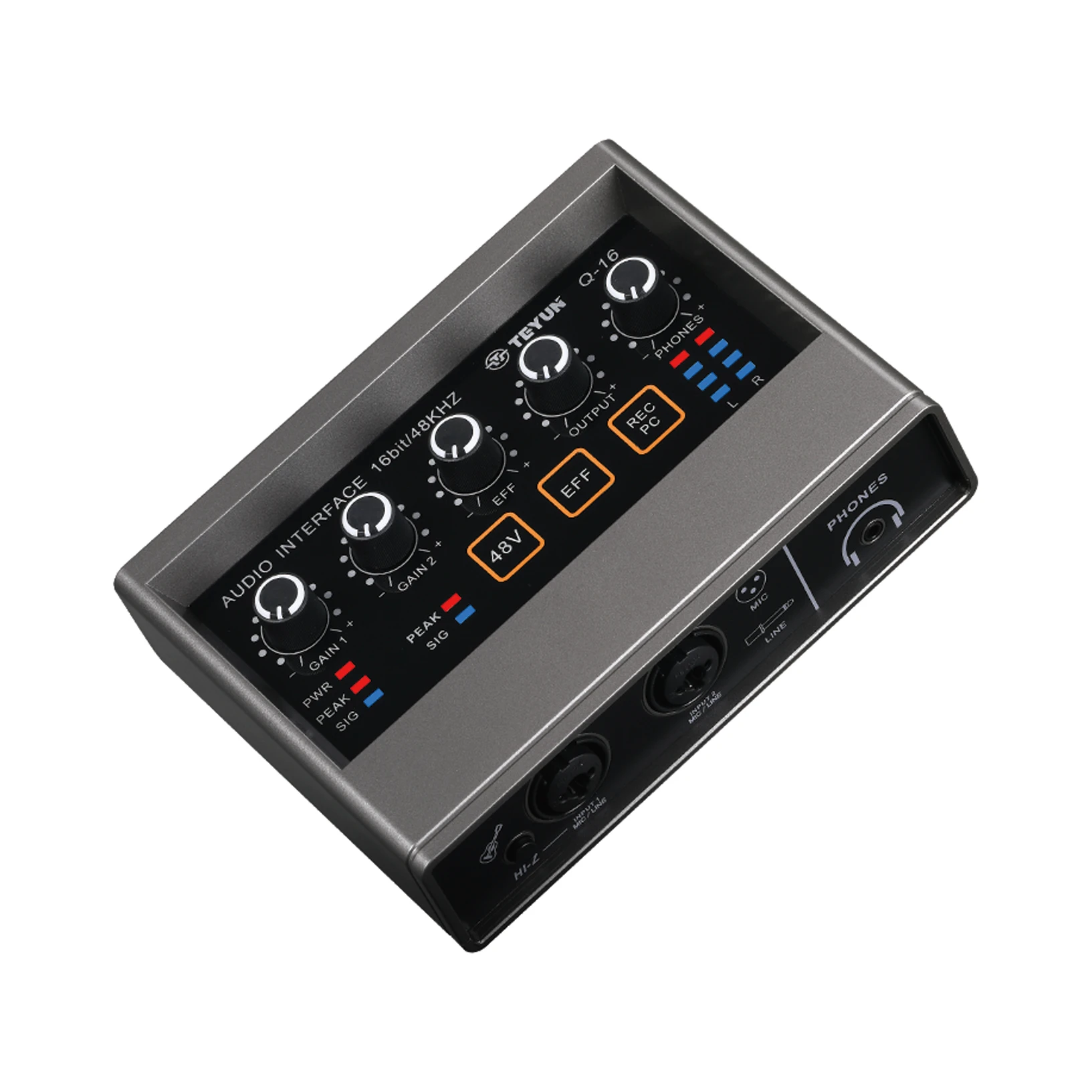 Professional Studio Sound Card | Electric Guitar Audio Card - Q-16 ...