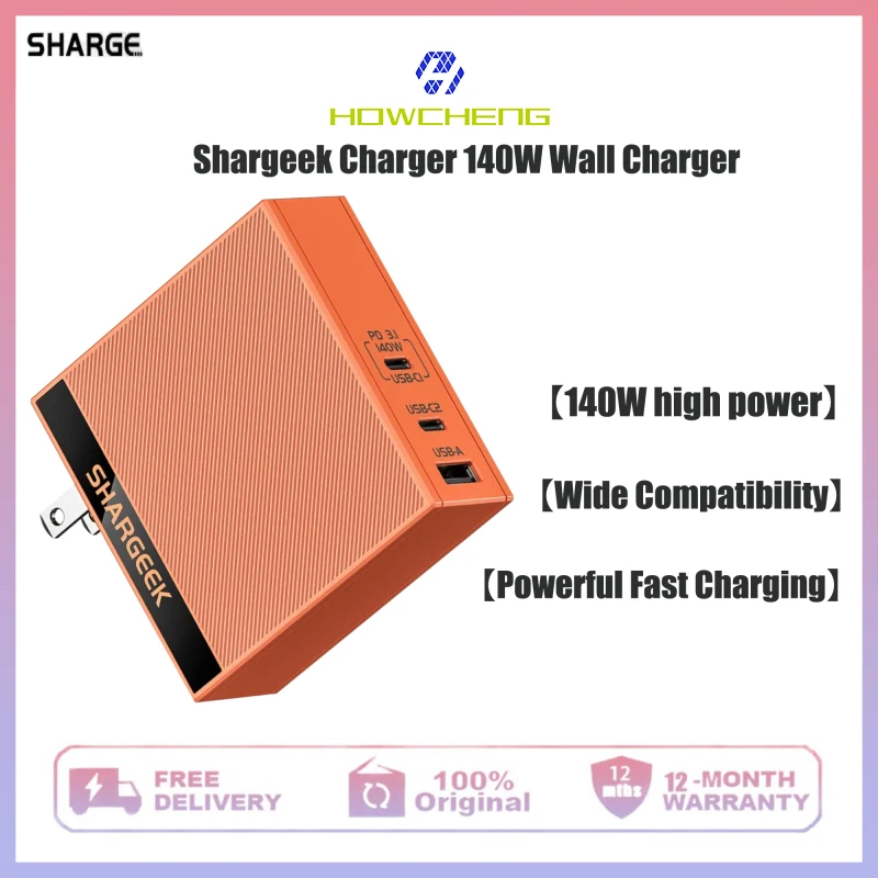 Sharge-Shargeek-USB-C-Charger-140W-Wall-Charger-Multiport-Quick ...