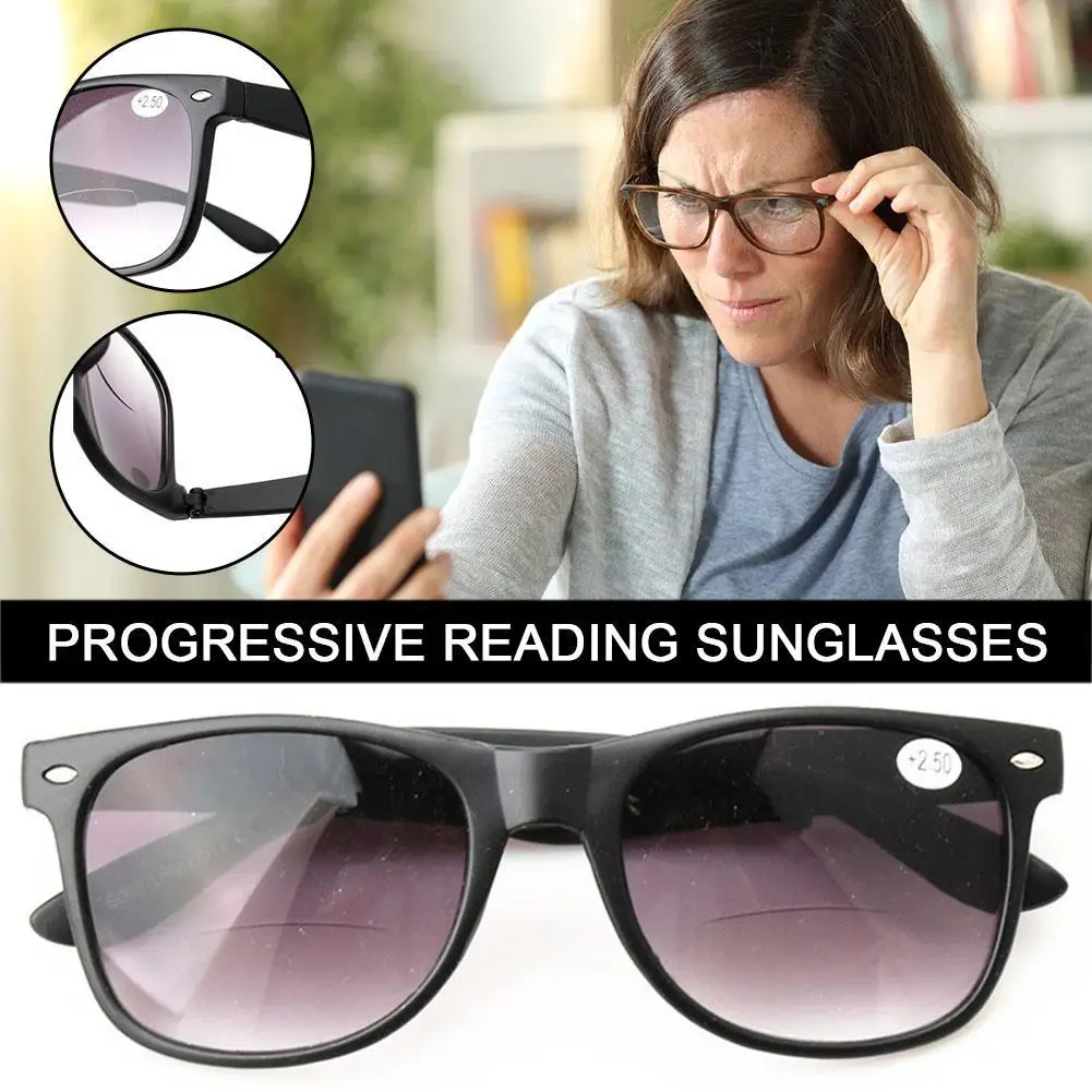 Progressive-Reading-Sunglasses-Bifocal-Progressive-Grey-Lens-For-Men ...