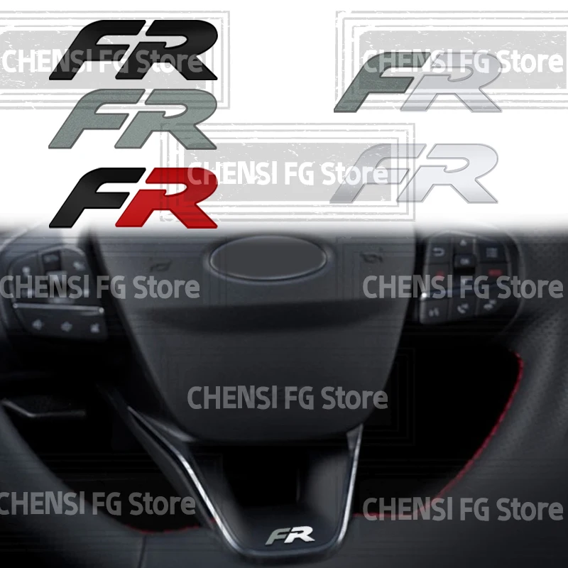 3D-Metal-FR-LOGO-Badge-Stickers-Car-Steering-Wheel-Emblem-Decal-For ...