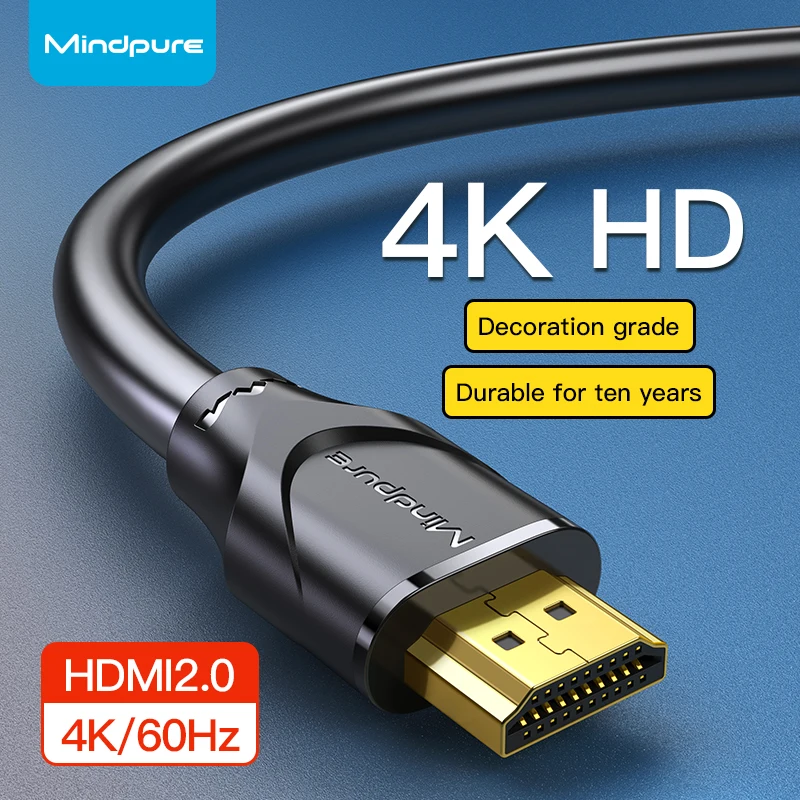 Mindpure-High-Speed-HDMI-Cable-4K-60Hz-HDR-3D-HDMI-2-0-Digital-Audio ...
