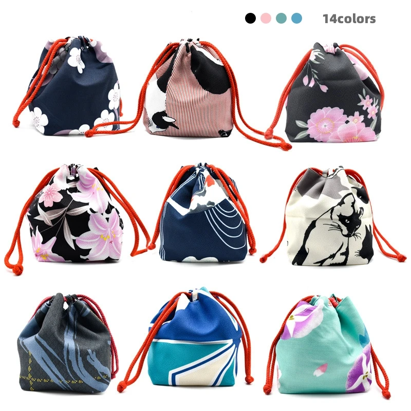 Cute Japanese Kimono Handbags Antique Small Bag Sundries Bag ...