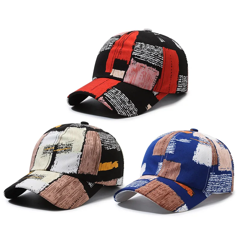 Colorful Graffiti Baseball Cap for Men Women Summer Thin Unisex Sun Hat ...