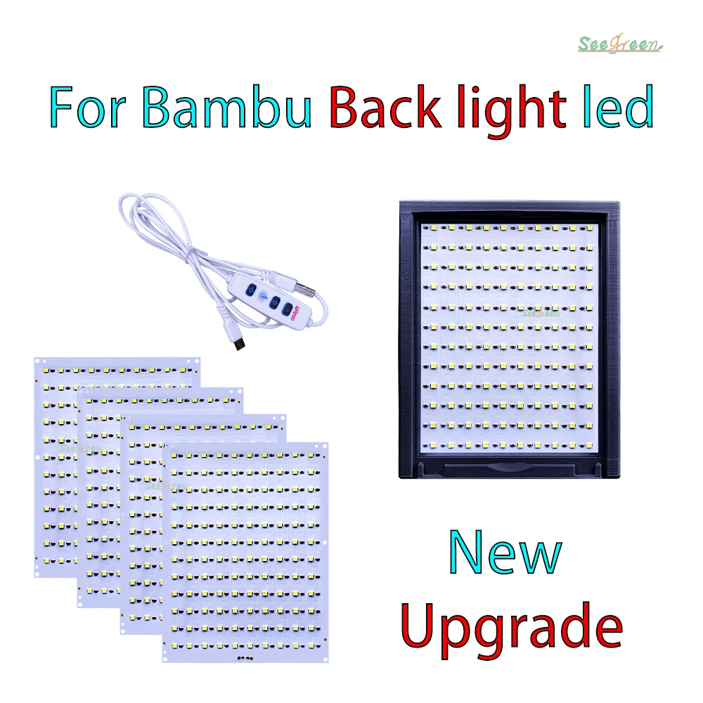 For Bambu Lab Lithophane Led Panel CMYK LED Backlight Board PLA Basic ...
