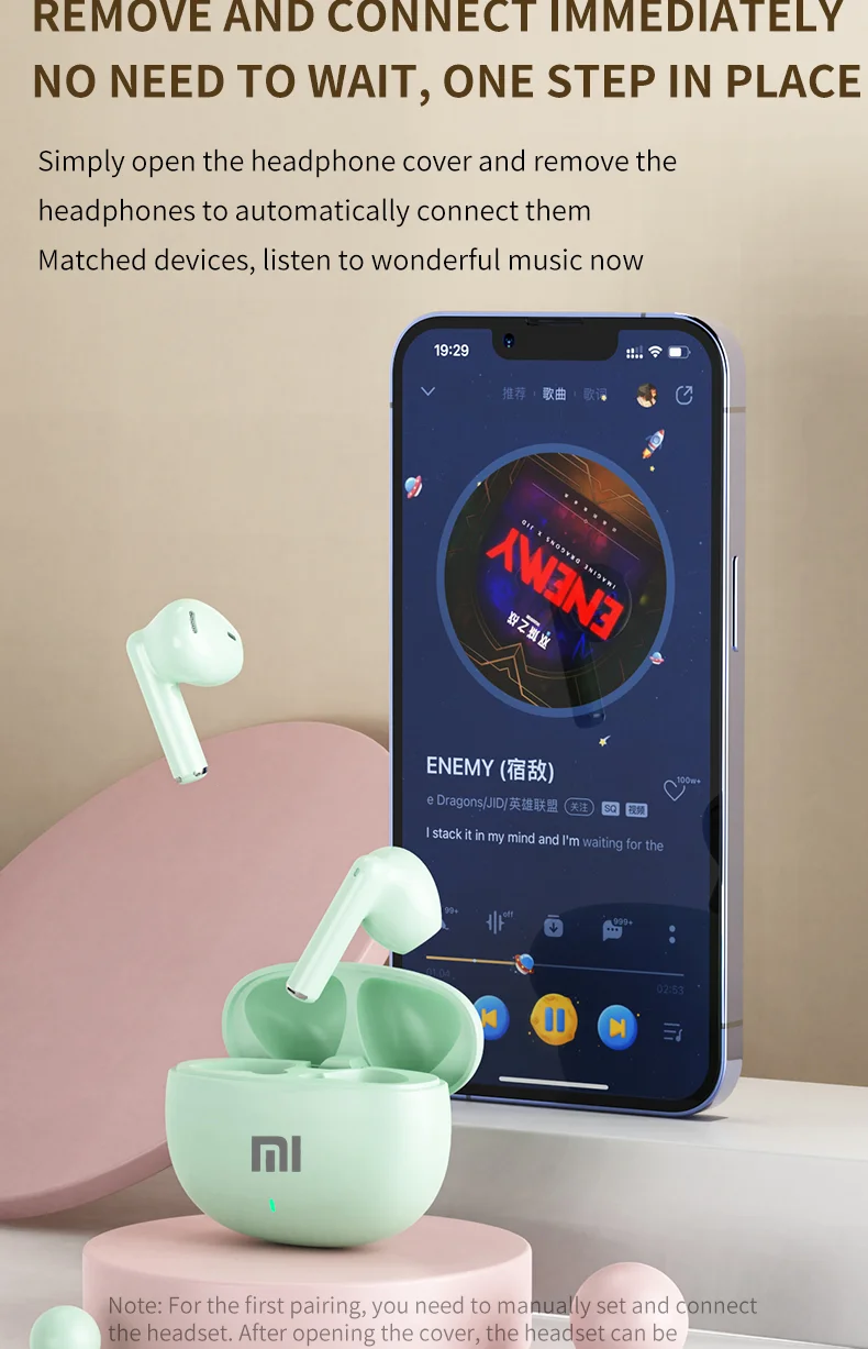 XIAOMI Bluetooth 5.3 Earbuds AP09 Type-C In Ear Headphones With Mini C ...