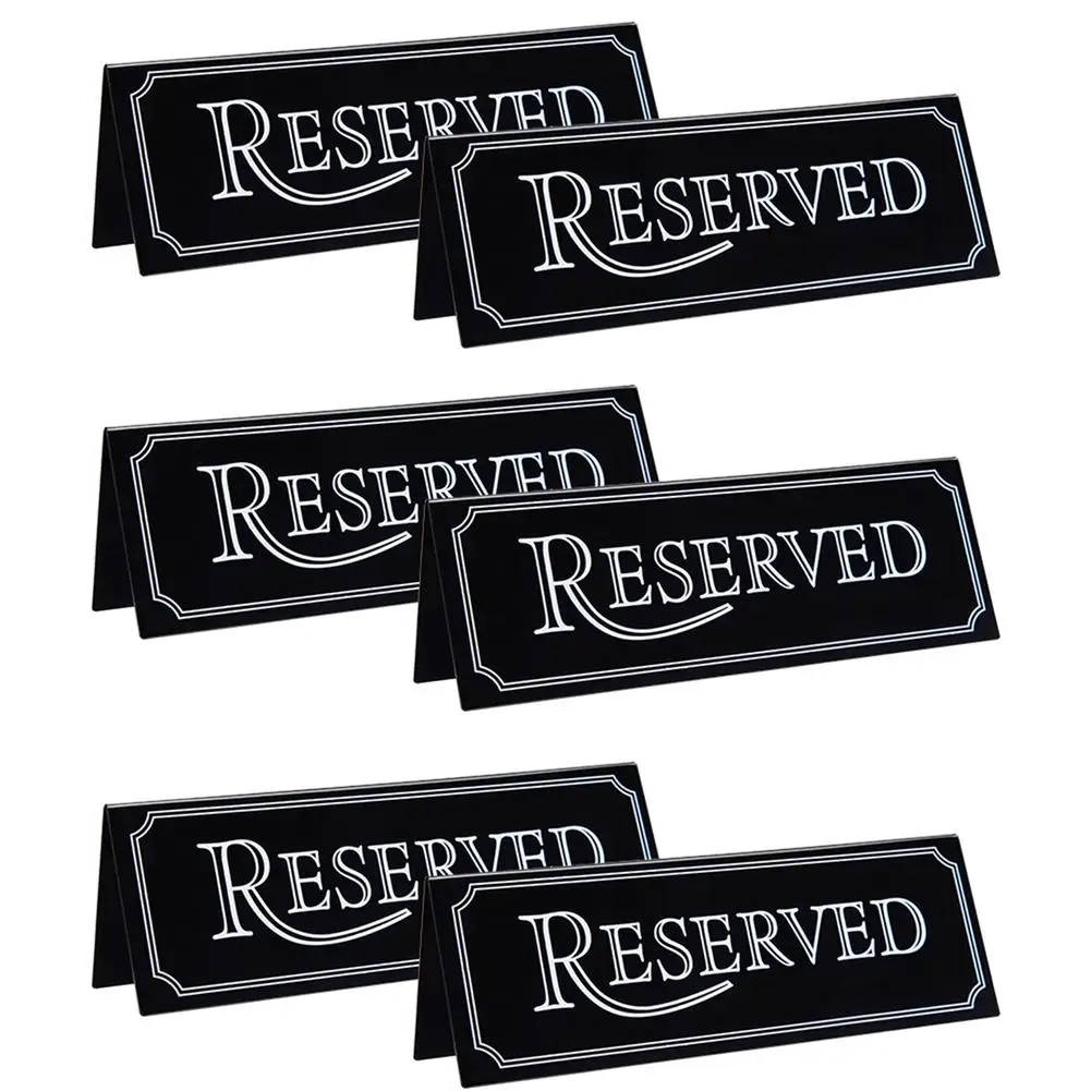 6-Pcs-Acrylic-Reserved-Table-Sign-Table-Tent-Wedding-Sign-Guest ...