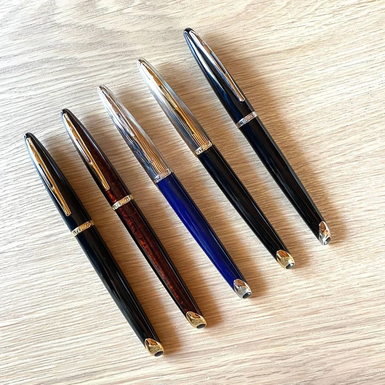 Original Waterman Carene High-end Pen Fountain Pen 18k Gold Nib Gold ...