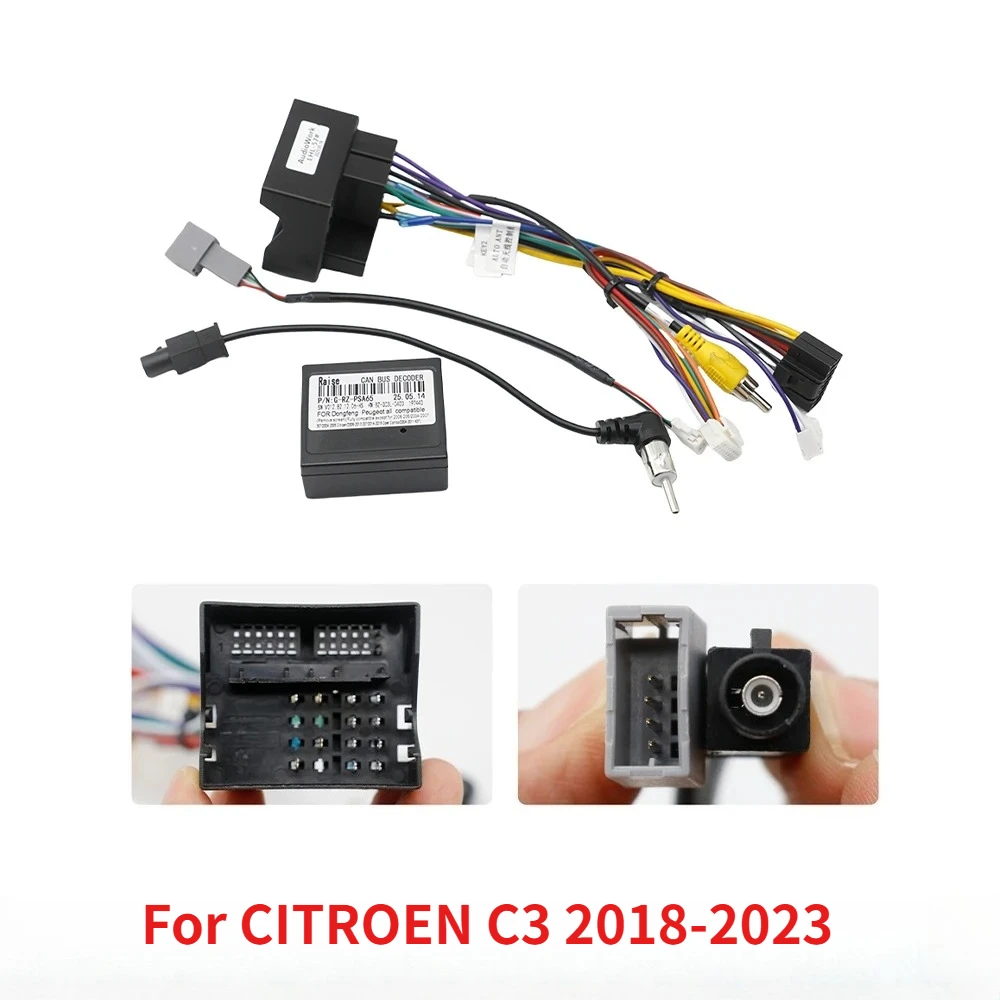 Car Radio Fascia Frame with Wiring Harness & Canbus Protocol for ...