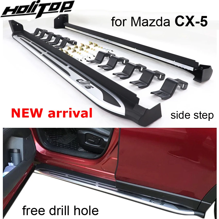 HOT running board side bar side step nerf bar for Mazda CX 5 2017 2018 ...