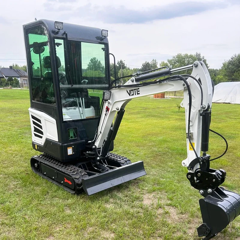 Multifunctional Mini Excavators 1T 1.6T 2T Compact Small digger Garden ...