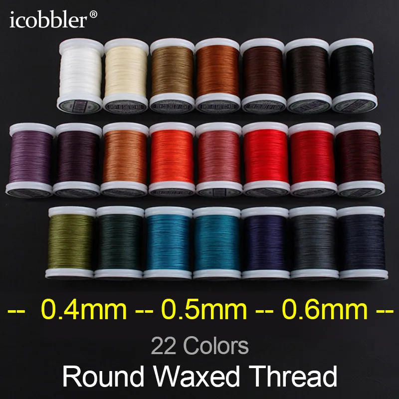 Small-Roll-Hand-Round-Wax-Thread-Non-splitting-0-4-0-5-0-6mm-Polyester ...