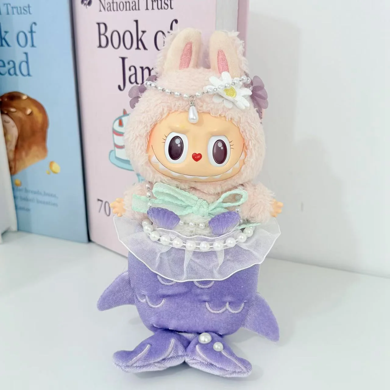 10-17cm Cute Labubu Clothes Cartoon Beatyiful Purple Mermaid 4Pcs Set ...