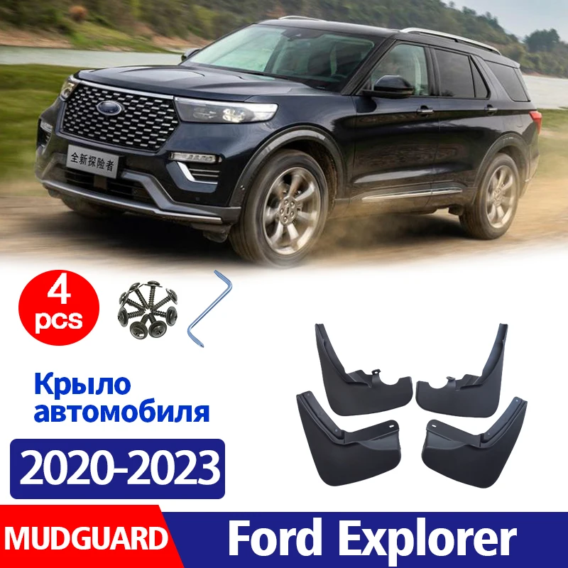 Front-Rear-4pcs-FOR-Ford-Explorer-2020-2021-2022-2023-Mudguard-Fender ...