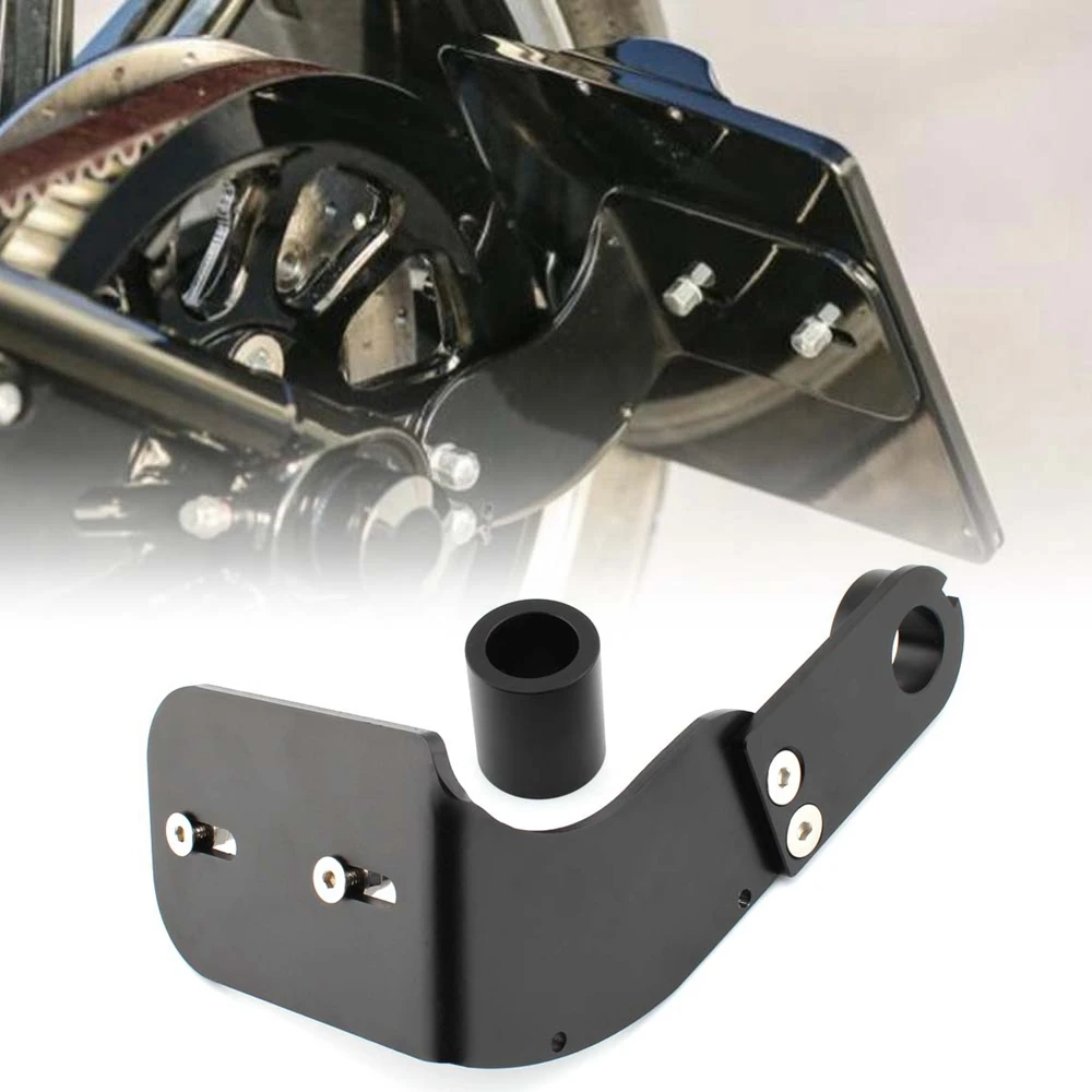 Motorcycle-Black-Modified-Side-Mount-License-Plate-Bracket-Holder-For ...