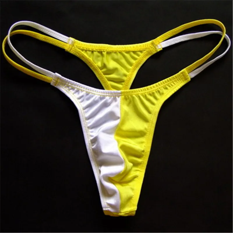 Mens-Sexy-G-strings-Underwear-Micro-Bikini-Thongs-Tangas-Patchwork-Swim ...