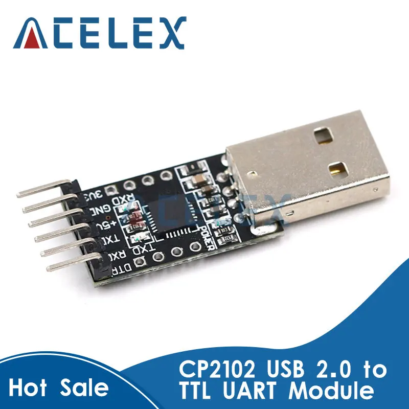 CP2102-USB-2-0-to-TTL-UART-Module-6Pin-Serial-Converter-STC-Replace ...