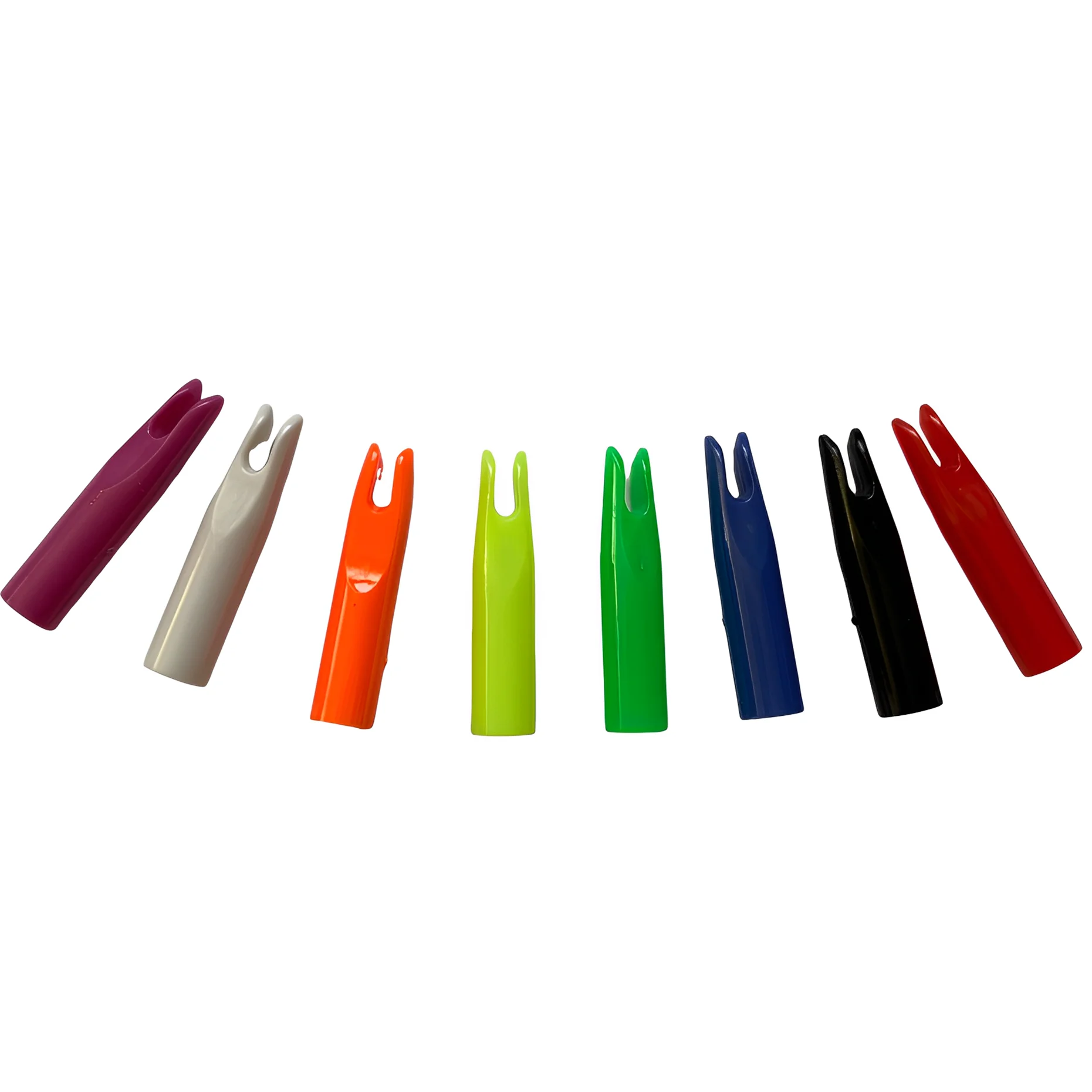 50pcs Arrows Nock Plastic ID 6 mm ID 7 mm ID 8 mm Shaft For Fiberglass ...
