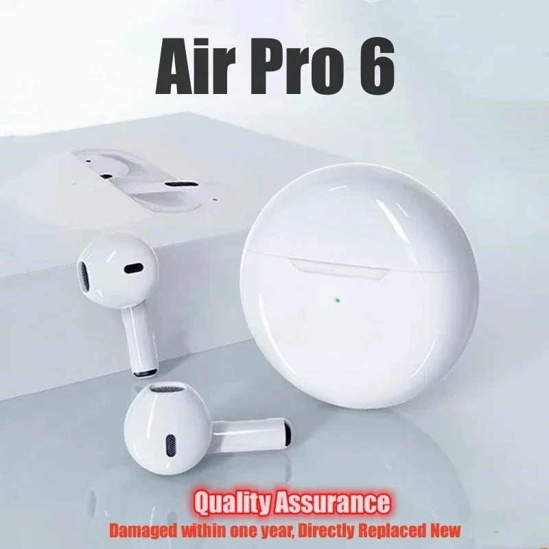 TWS-Pro-6-new-Wireless-Headphones-with-Mic-Fone-Bluetooth-Earphones ...