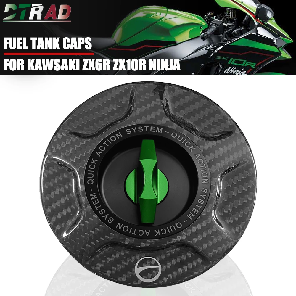 For-KAWASAKI-ZX6R-636-ZX10R-NINJA-400-650-Z900-Carbon-FIber-Fuel-Tank ...
