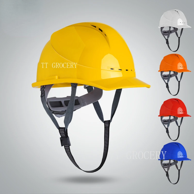Work-Safety-Hard-Hat-for-Engineer-Slotted-Ventilated-Construction ...