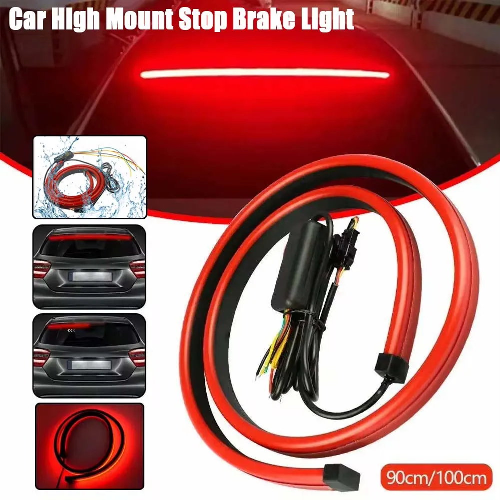 100-90cm-High-Mount-Car-Signal-Lamp-Led-Strip-Brake-Light-Stop-Driving ...
