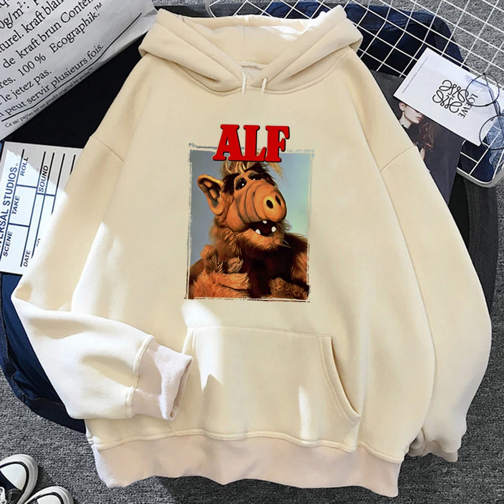 Alf-Sudadera-con-capucha-para-mujer-ropa-de-calle-g-tica-de-los-90-top ...