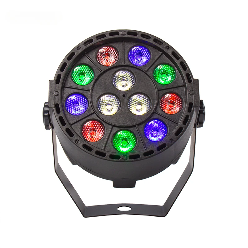RGBW-LED-Par-Light-para-Festa-Efeito-de-Palco-Ilumina-o-de-Palco-Som ...