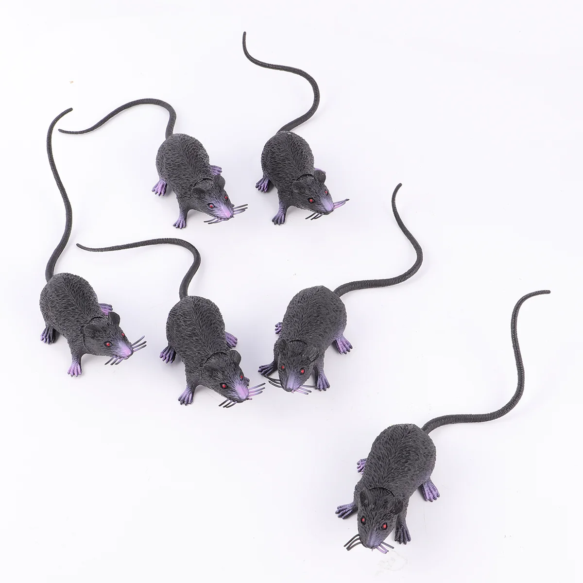 Tricky Toy Realistic Rats Fake Rubber Mice Fake Plastic Rat Prank Toy ...