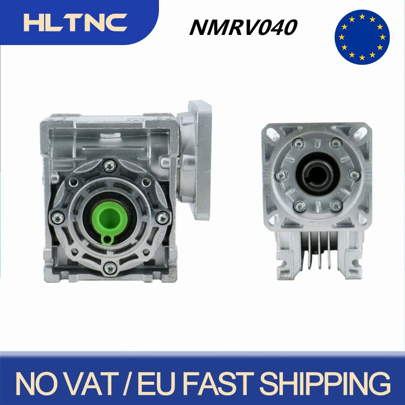 Eu Shipped Nmrv040 Worm Reducer Ratio 5 7.5 10 15 20 25 30 40 50 60 80 ...