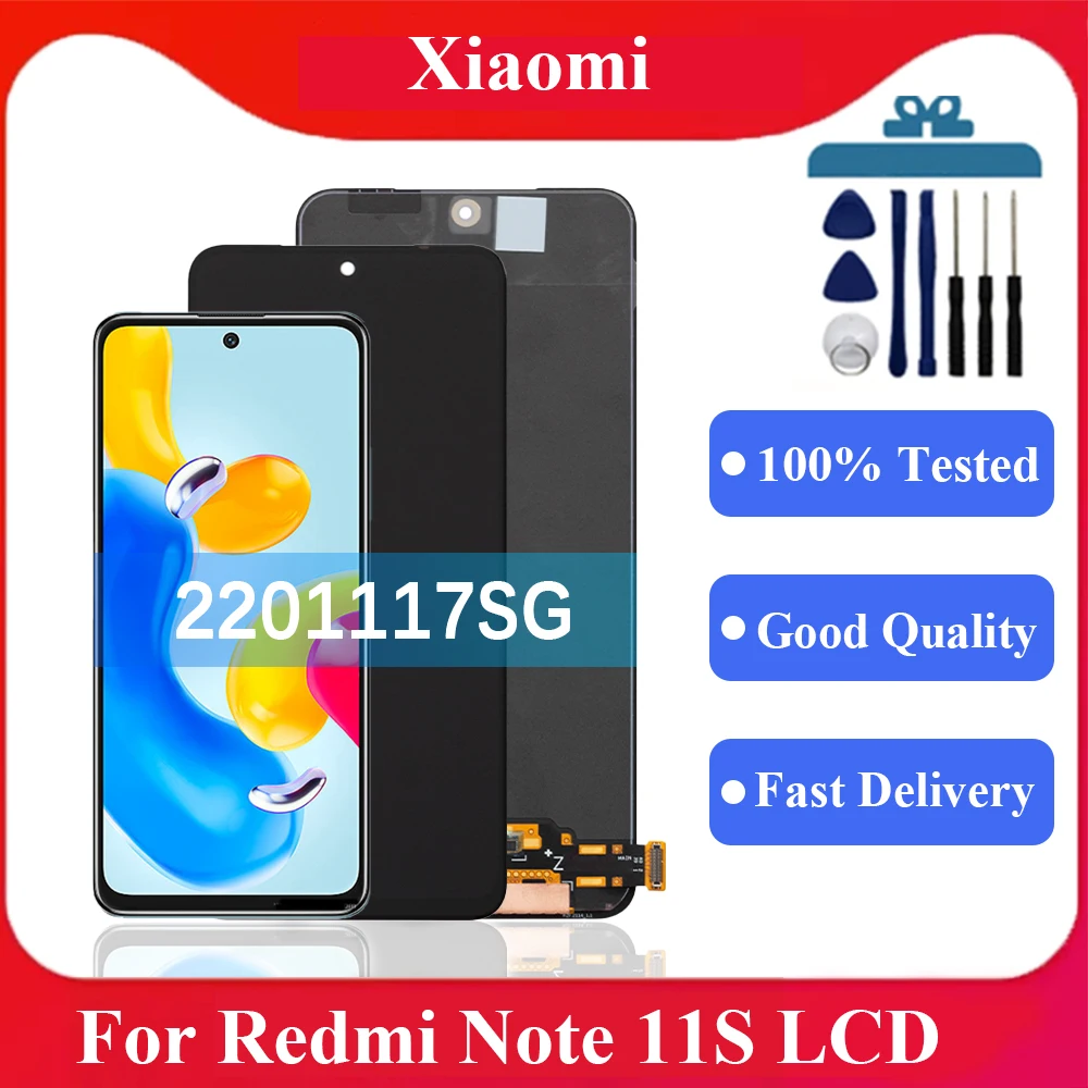Pantalla-lcd-de-6-43-pulgadas-para-Xiaomi-Redmi-Note-11S-montaje-de ...
