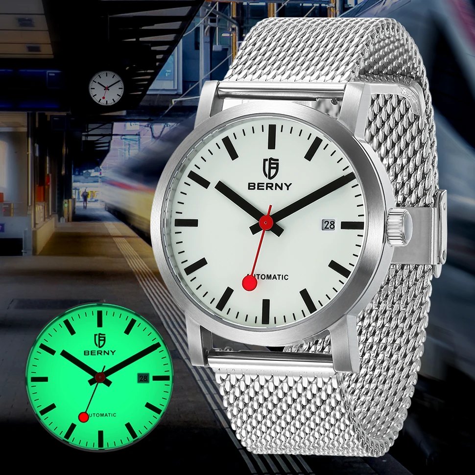 Swiss Silver Watch For Men