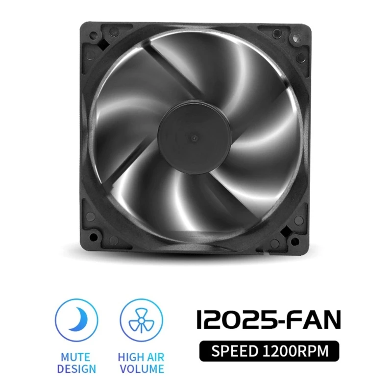 4Pin-3Pin-120mm-PC-Fan-Quiet-12cm-Cooling-Fan-Silent-Computer-CPU ...