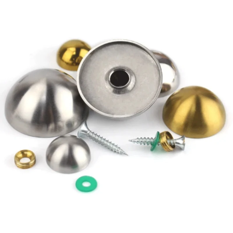 8Pcs-Lot-304-Stainless-Steel-Hemisphere-Halfsphere-Decorative-Cap-Screw ...