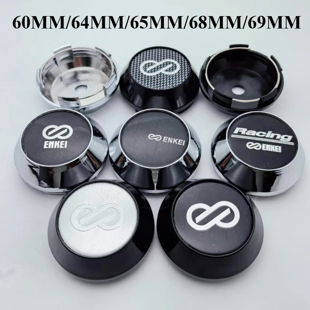 4pcs 60mm 64mm 65mm 68mm 69mm Car Wheel Center Caps High Cap With ENKEI ...