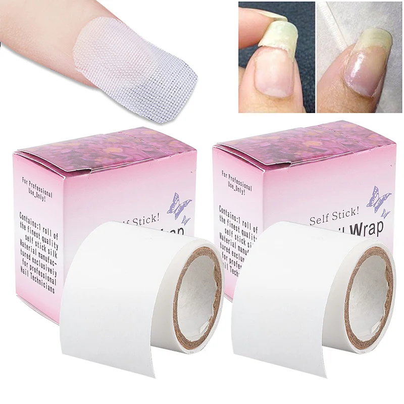 1-Roll-Nail-Repair-Fiberglass-Silk-Wrap-Self-Adhesive-Strong-Protect ...