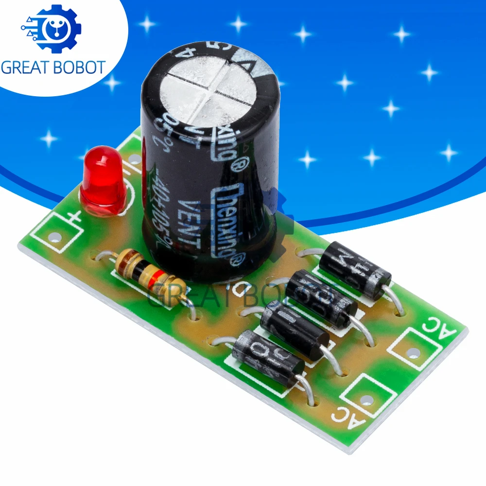 AC-to-DC-power-conversion-module-1N4007-full-bridge-rectifier-filter ...