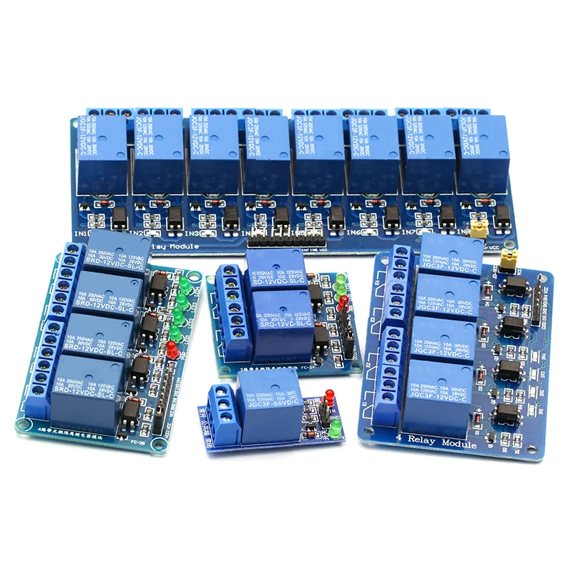 1PCS Relay Module Optocoupler Relay Arduino 5V 12V 24V Relay Output 1 2 ...