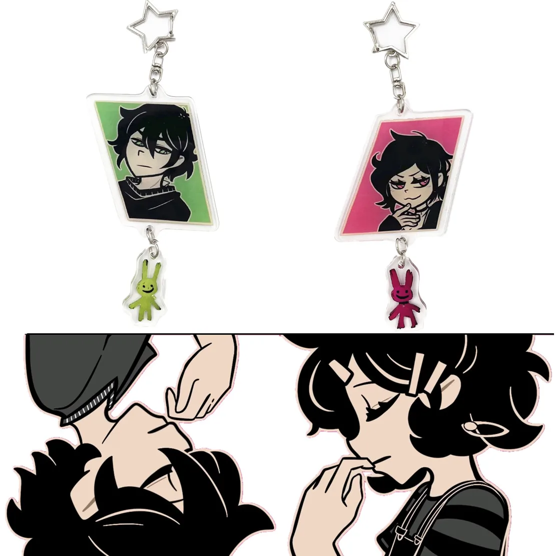 Game-The-Coffin-of-Andy-and-Leyley-Cosplay-Key-Chain-Two-sided-Keychain ...