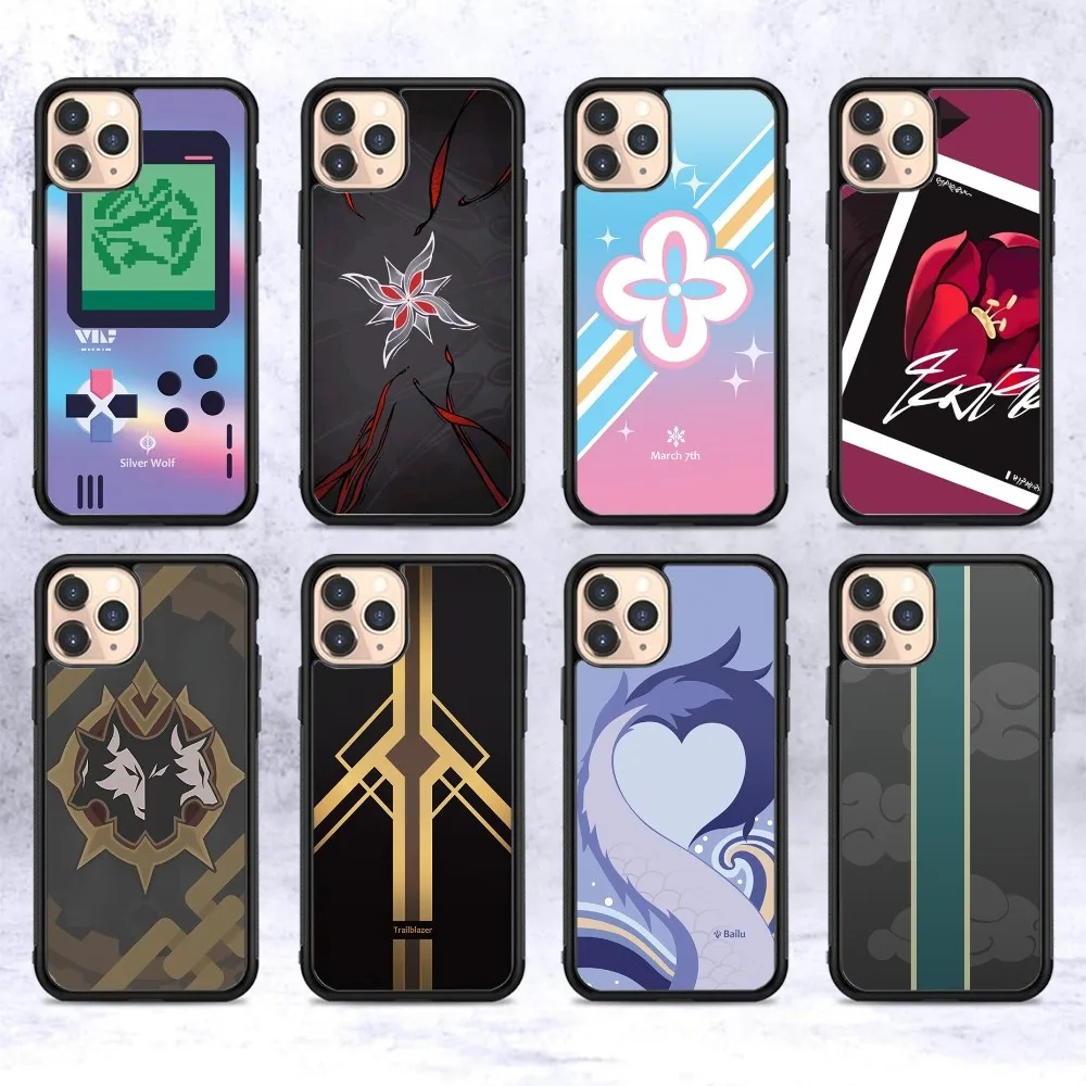 Honkai Star Rail Game Phone Case Silicone PC+TPU For For IPhone 11 12 ...