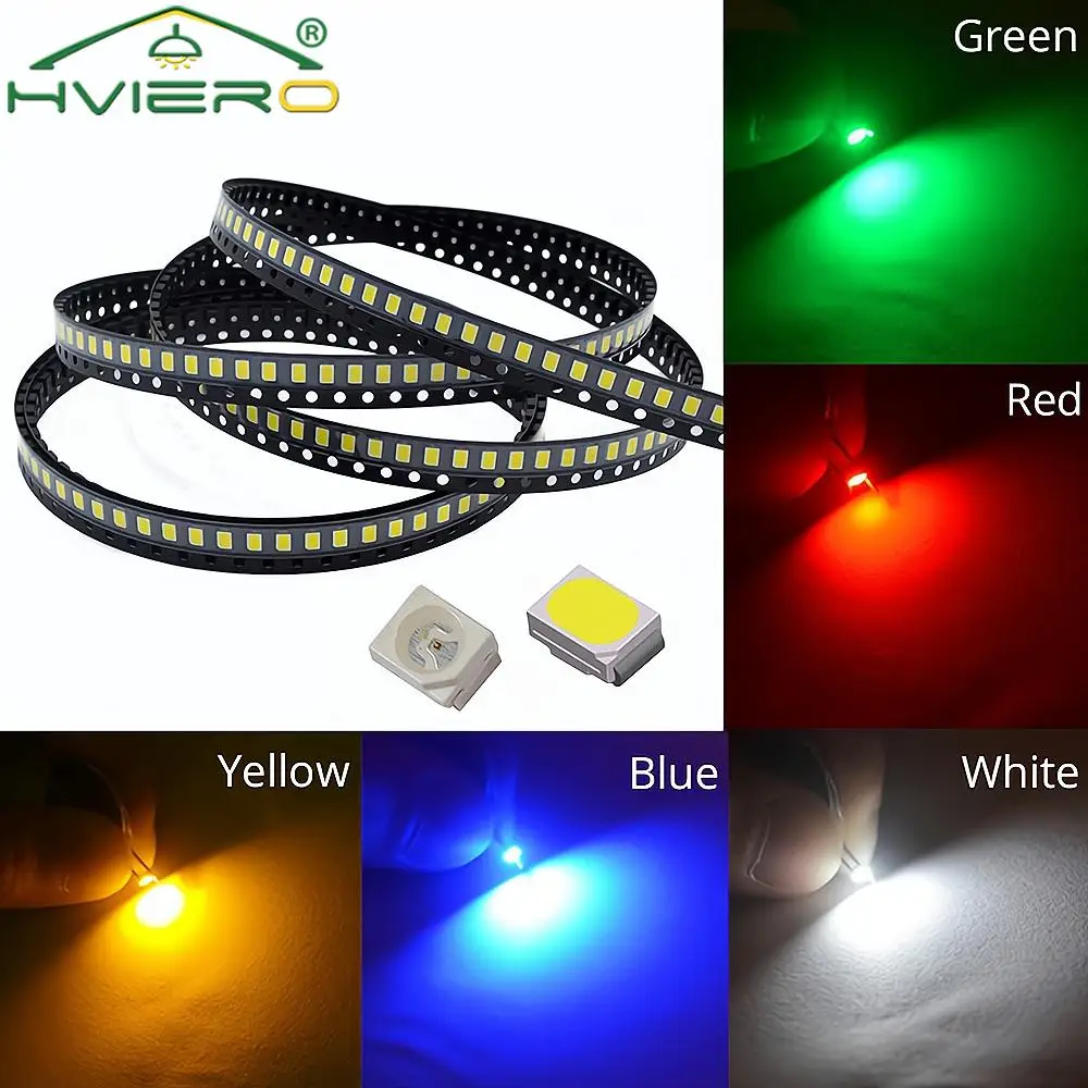 100-500X-3020-Lights-SMD-White-Red-Green-Blue-Ultra-Bright-Water-Clear ...
