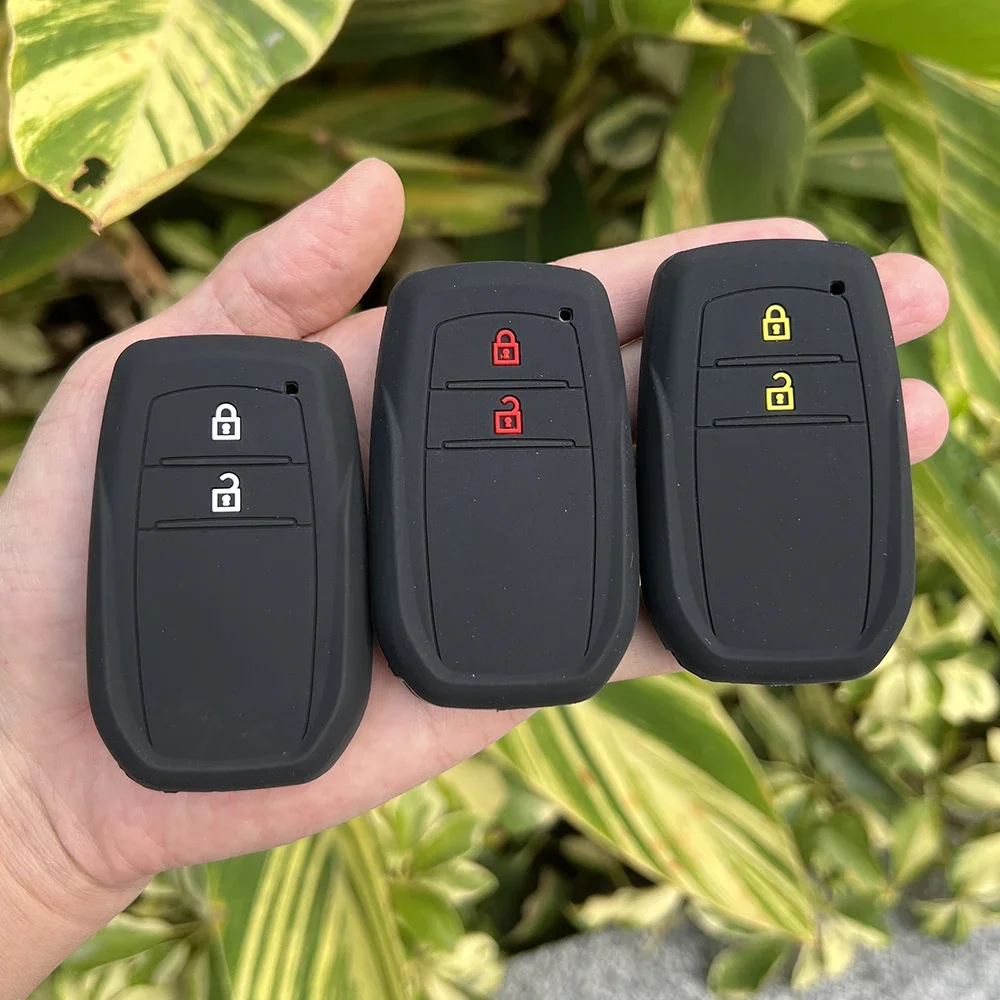 2button-Car-Key-Case-Cover-For-Toyota-Land-Cruiser-200-Prado-Crown-TLK ...